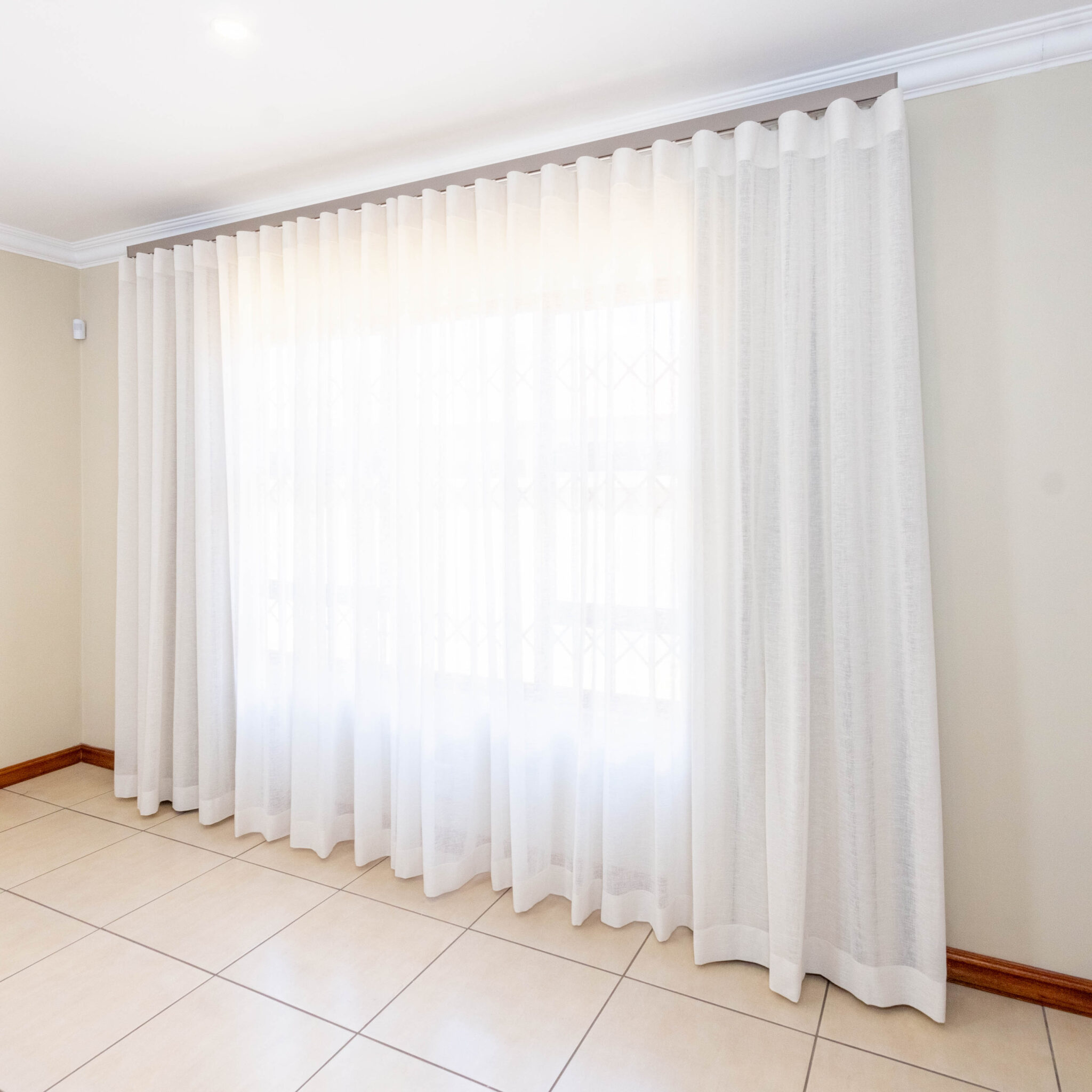 Double Wave Curtain - Cream - Blind Concepts