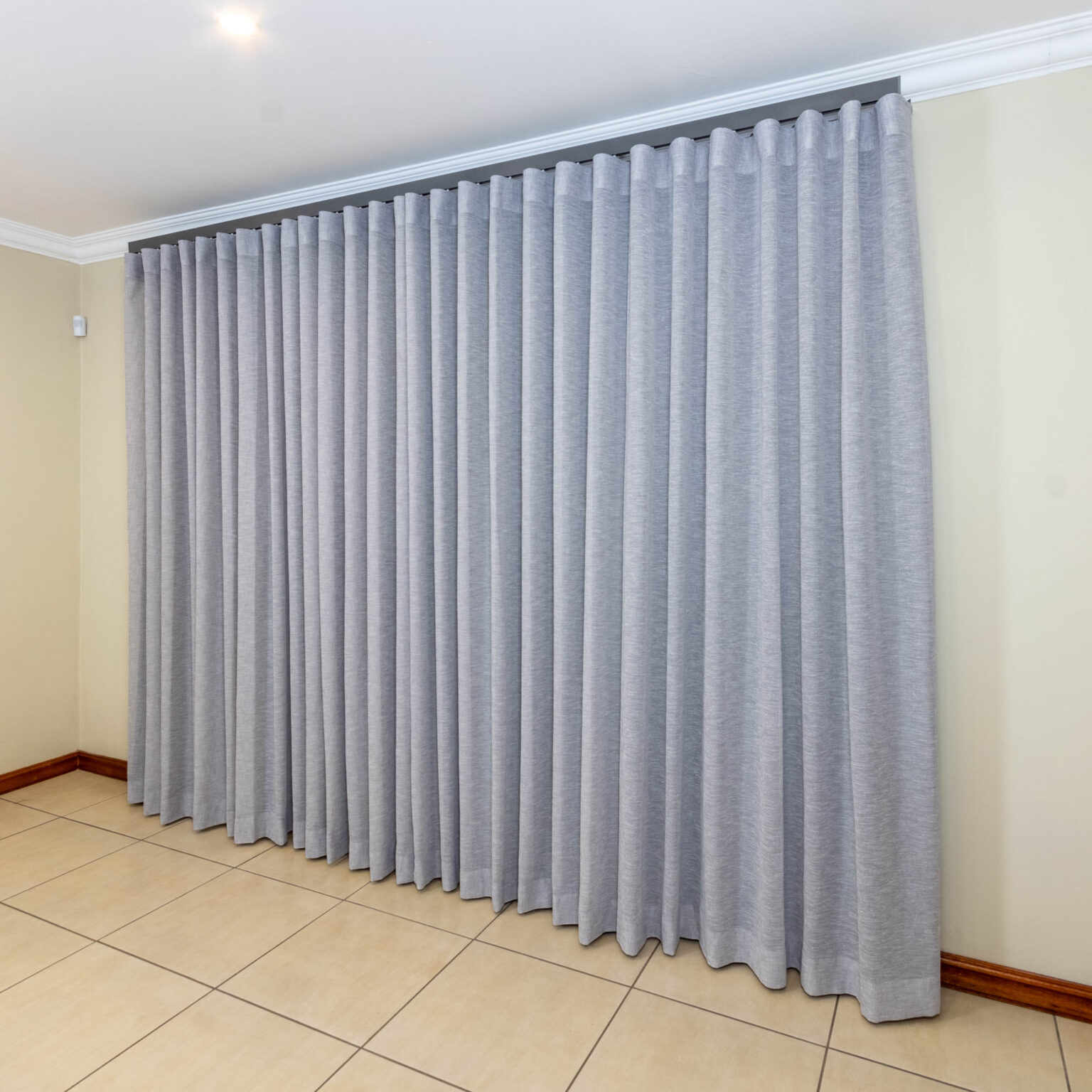 Double Wave Curtain - Grey - Blind Concepts