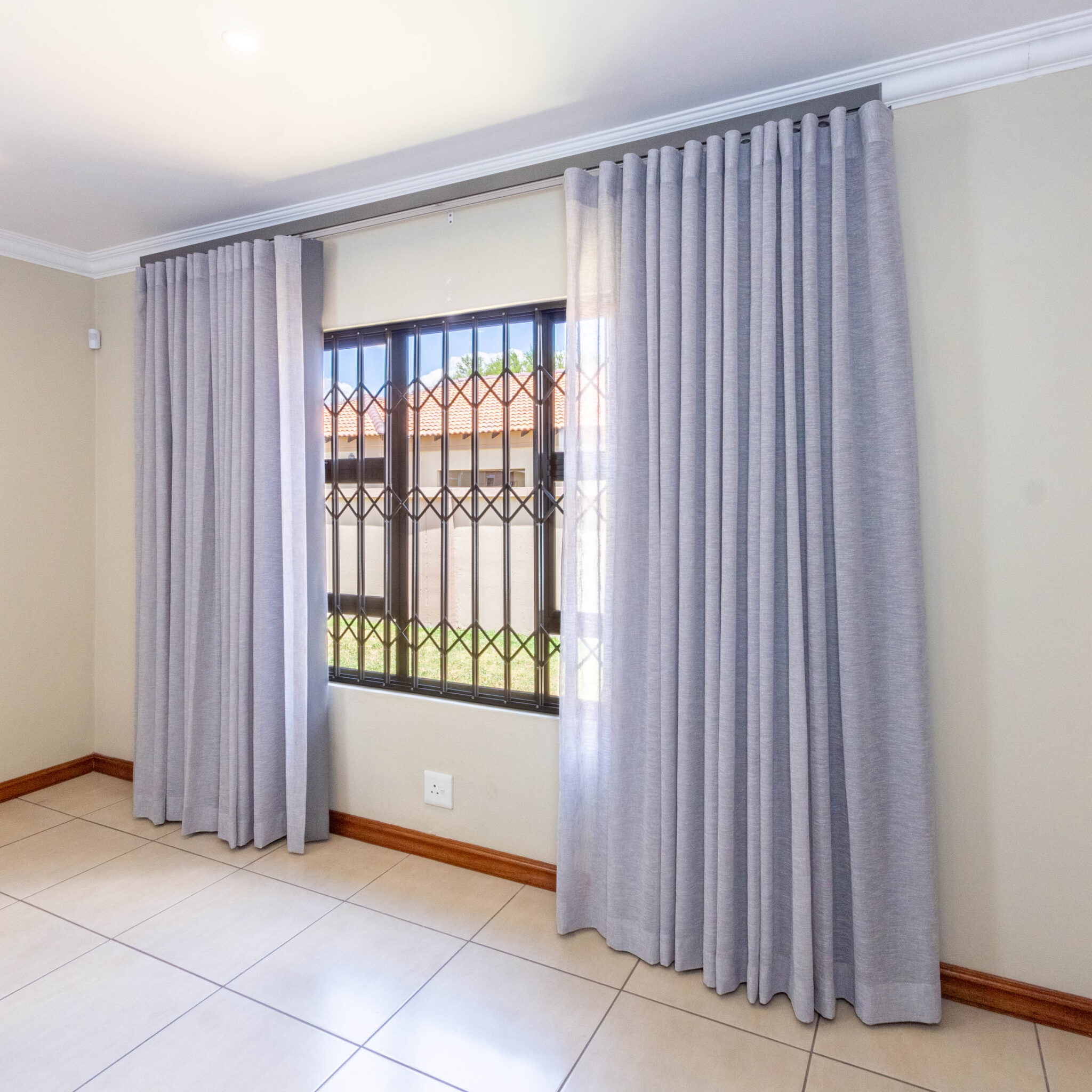 Double Wave Curtain - Grey - Blind Concepts