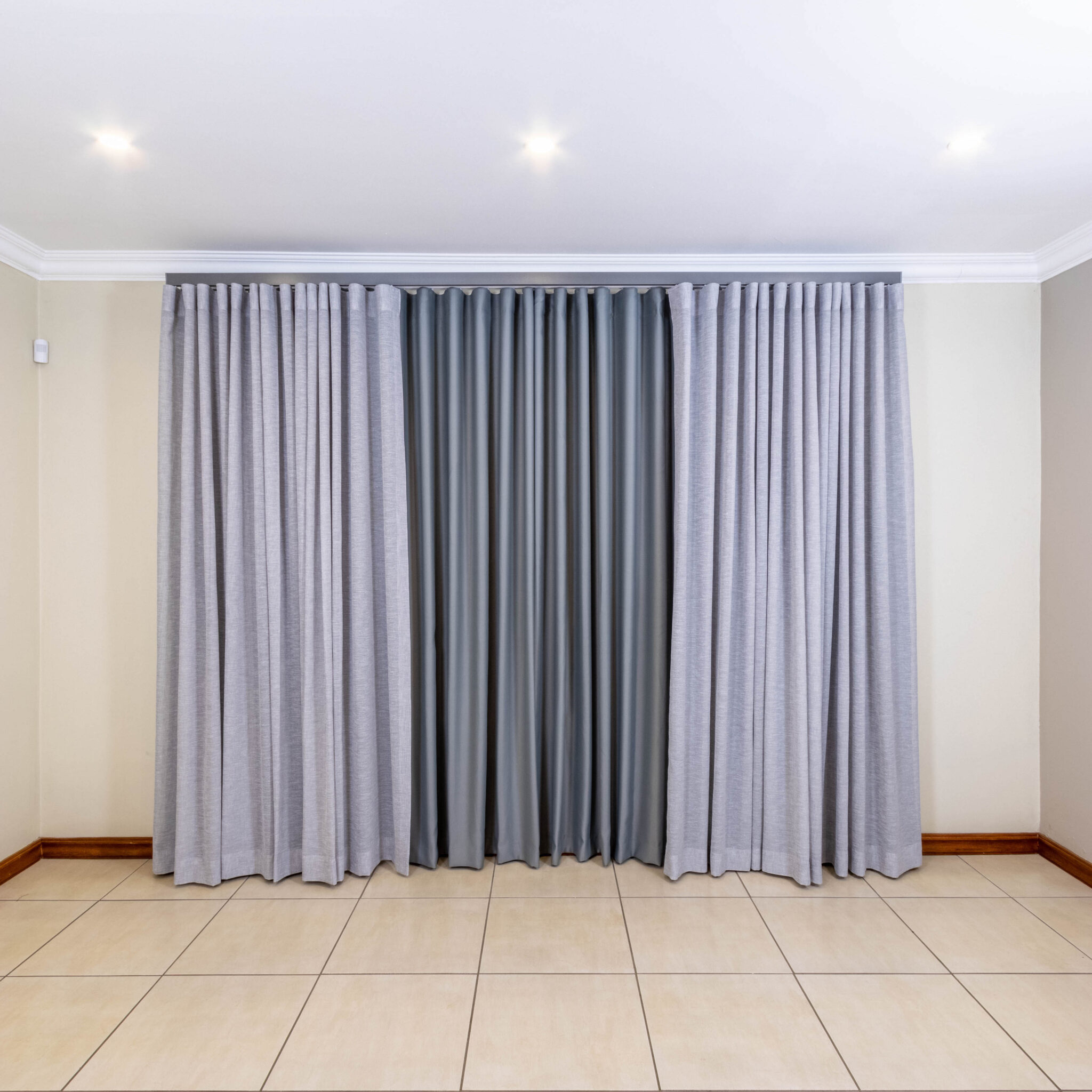 Double Wave Curtain - Grey - Blind Concepts