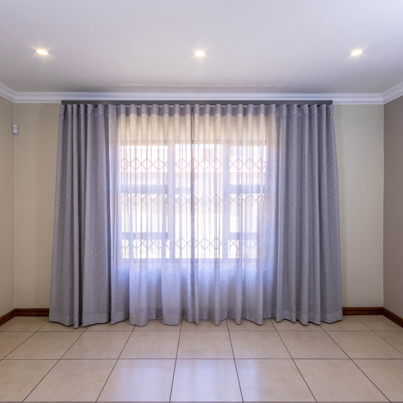 Double Wave Curtain - Grey - Blind Concepts