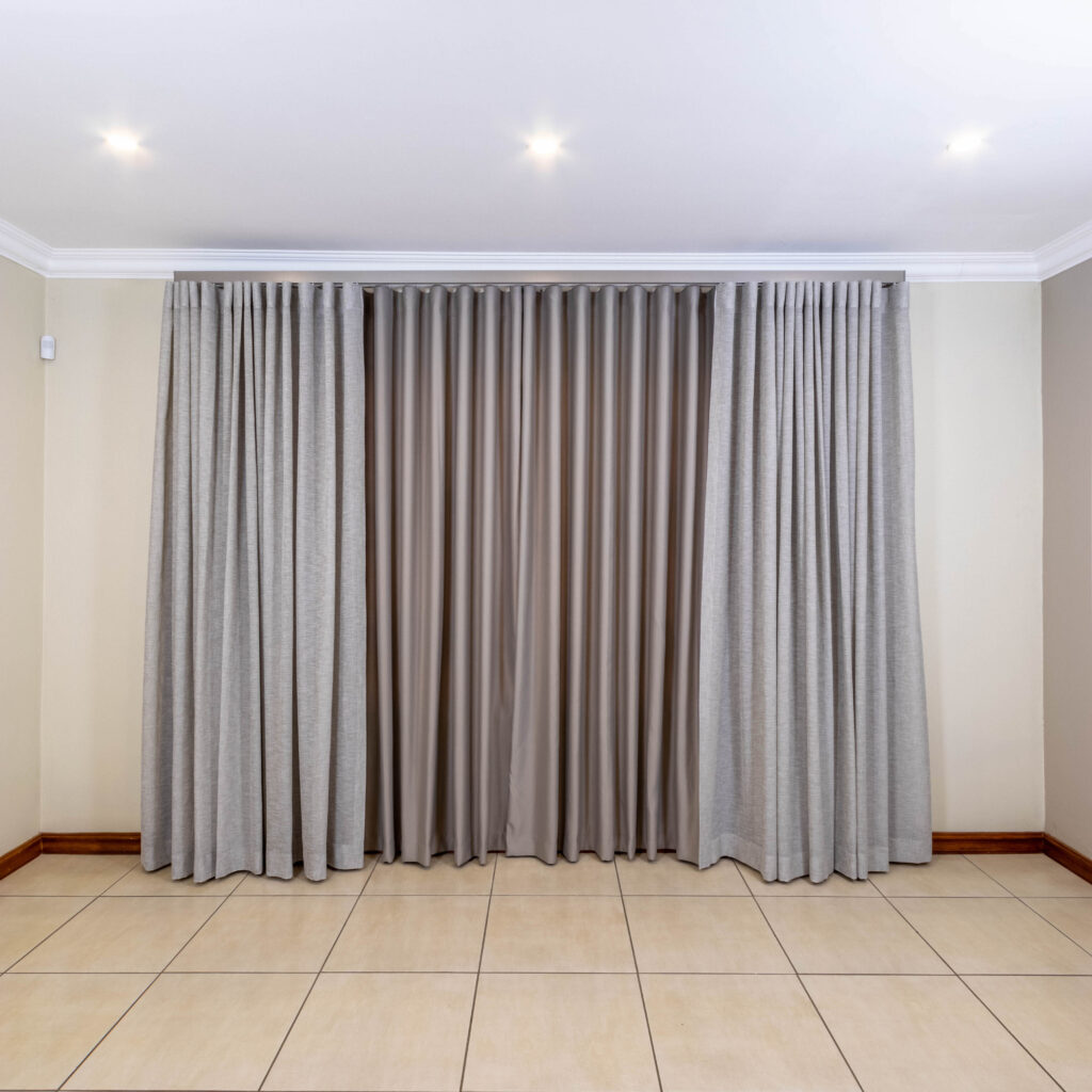 Double Wave Curtain - Stone - Blind Concepts